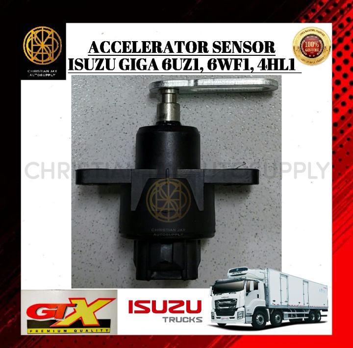 GTX ACCELERATOR SENSOR ISUZU GIGA 6UZ1, 6WF1, 4HL1 (6 TERMINAL SOCKET ...