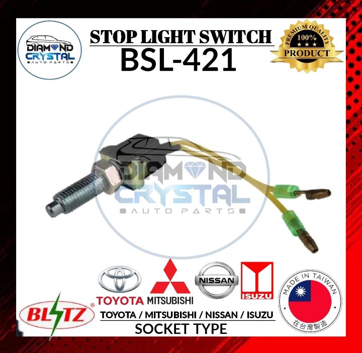 STOP LIGHT SWITCH FOR TOYOTA / MITSUBISHI / NISSAN / ISUZU ( SOCKET ...