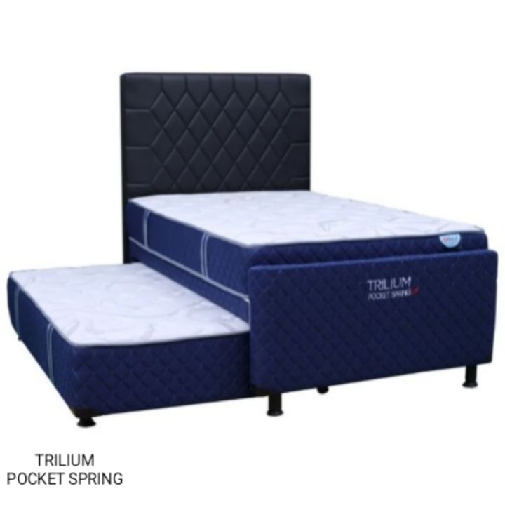 SPRINGBED TRILIUM POCKET SPRING MODERN KASUR SPRINGBED MINIMALIS ...