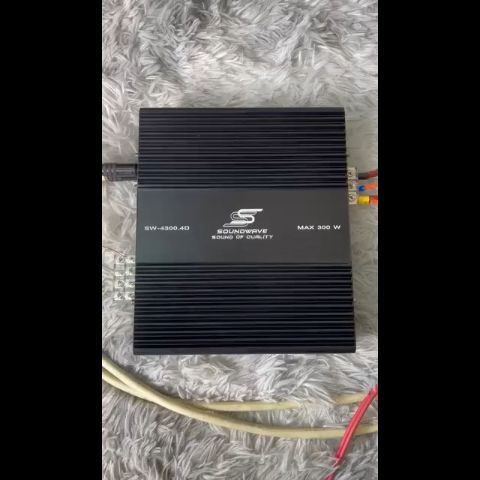 SOUNDWAVE SW-4300.4D 300W เพาเวอร์แอมป์ บราซิล CLASS D 4CH ขับลำโพงซับ ขับเสียงกลาง เพาเวอร์ ...