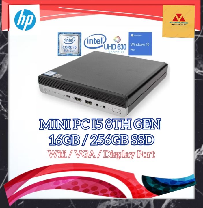 MINI PC I5 8TH GEN / 16GB / 256GB SSD M2 / HP MINI PC / REFURBISHED ...