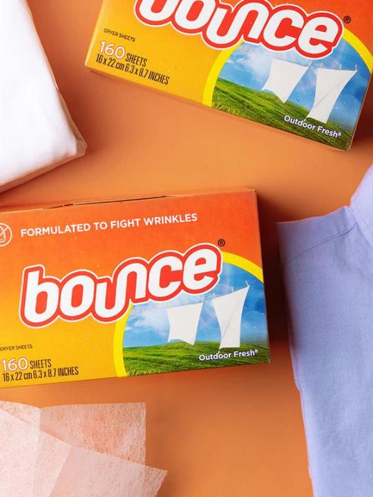 Bounce Four-in-One Fabric Softener Paper 320 Sheets Dryer Use Softener ...