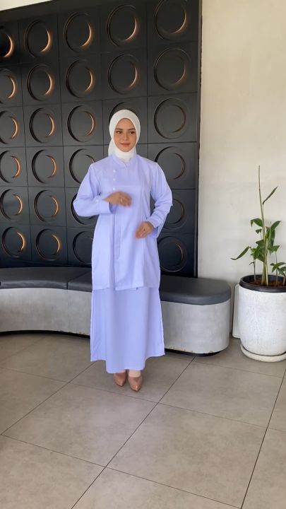 NRS Series - Baju Pdh Putih Tunik Wanita Seragam Dinas Perawat | Lazada ...
