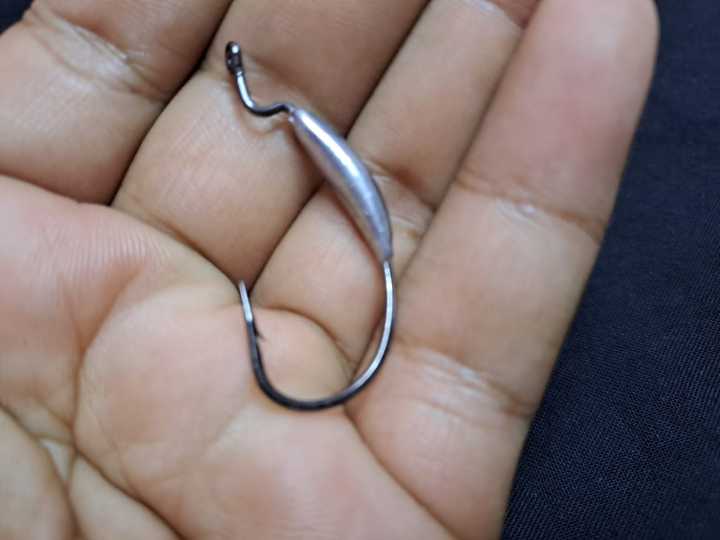 worm hook Kenzi #1 untuk softlure 6cm / mata kail softlure | Lazada ...