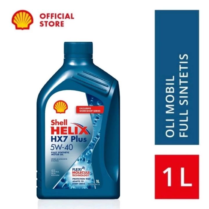 Shell Helix HX7 Plus 5W-40 1 liter ORIGINAL | Lazada Indonesia