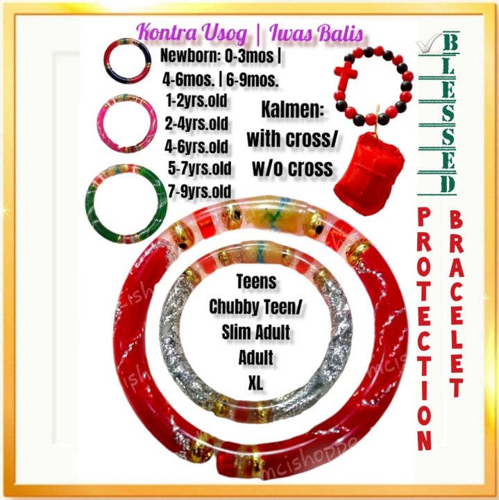 Kontra Usog Bracelet| Bangles for protection for baby to adult Unisex ...