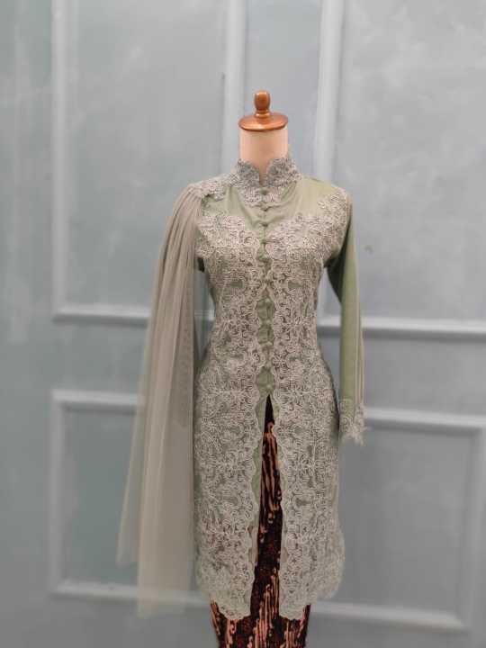 kebaya full furing/ Kebaya Atasan Pagar Ayu / Kebaya Atasan Wisuda ...