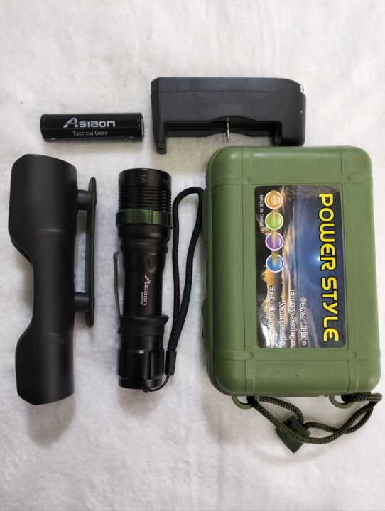 High Quality Flashlight with Fiber Holder Asiaon 109 LED Bright Flashlight | Lazada PH