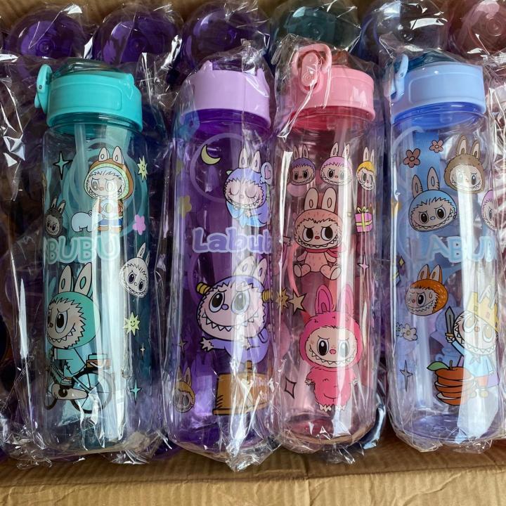 Obrall...Botol Labubu Botol anak Skolah Botol motip 900ml Botol Anak ...