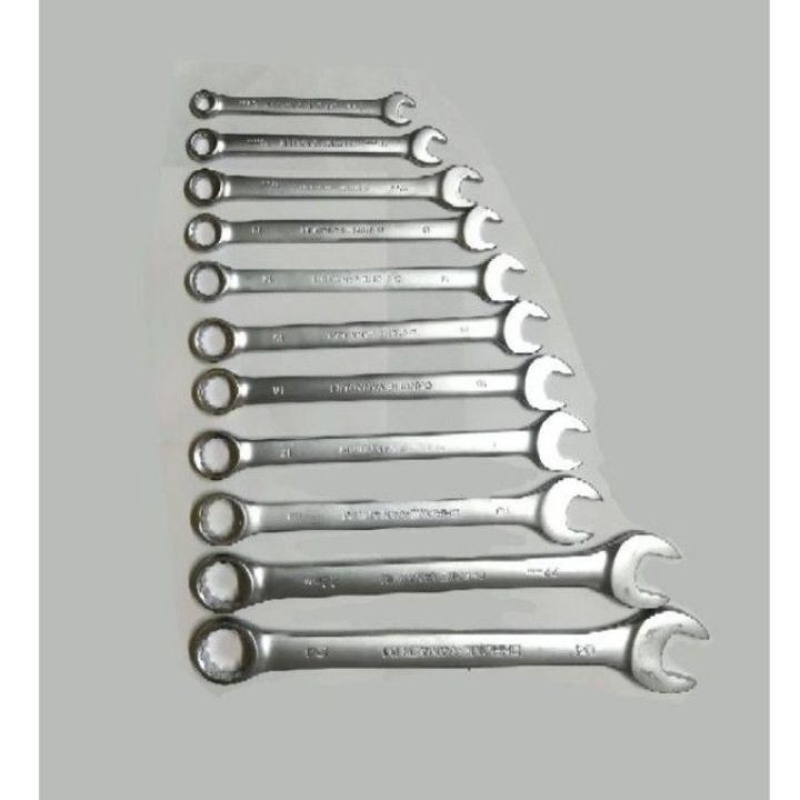 Combination Open Wrench Set Available sizes (8”,9”,10”,11”,12”,13”,14 ...