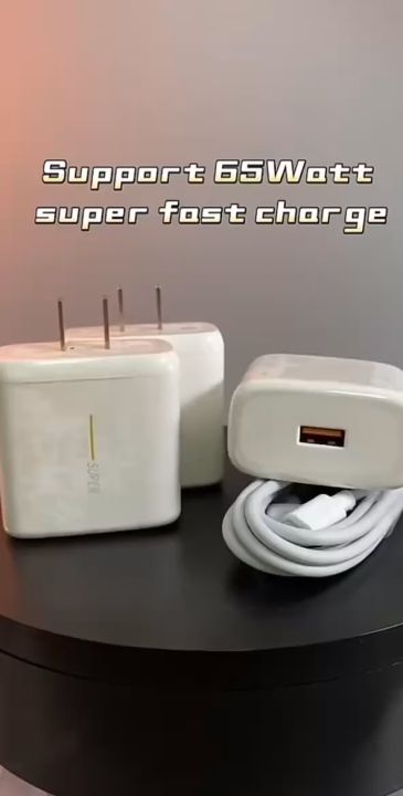 ZHENYI Store OPPO Original Fast Charger Android Phone 65W VOOC Chargers ...