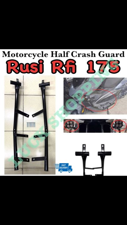 Rusi Rfi 175 Good Quality Motorcycle Half Crash Guard Pair Made in ...