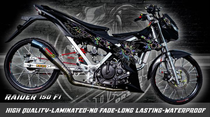 Suzuki Raider 150 Fi Decal Sticker Sun Concept Design | Lazada PH