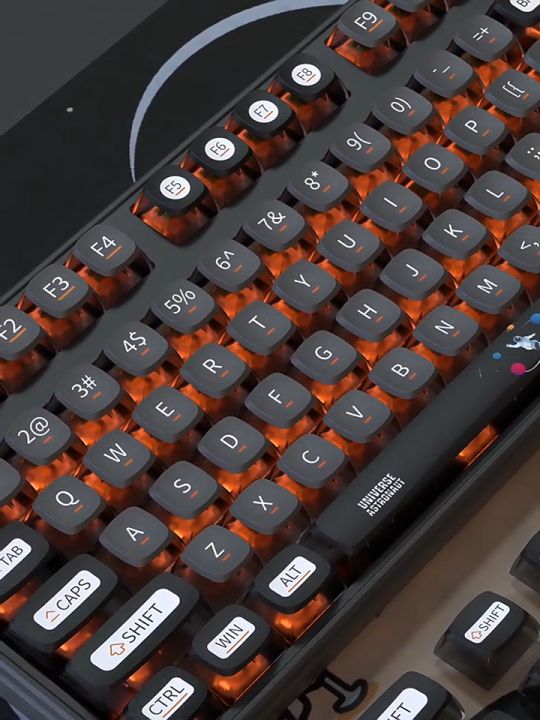 PIIFOX Keycaps XDA KeyCap PBT Key Cap Thermal Sublimation Transparent ...