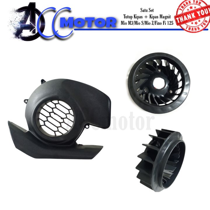 Cover Tutup Kipas Plus Kipas Magnit Mio M3/Mio S/Mio Z/Fino Fi 125 High ...