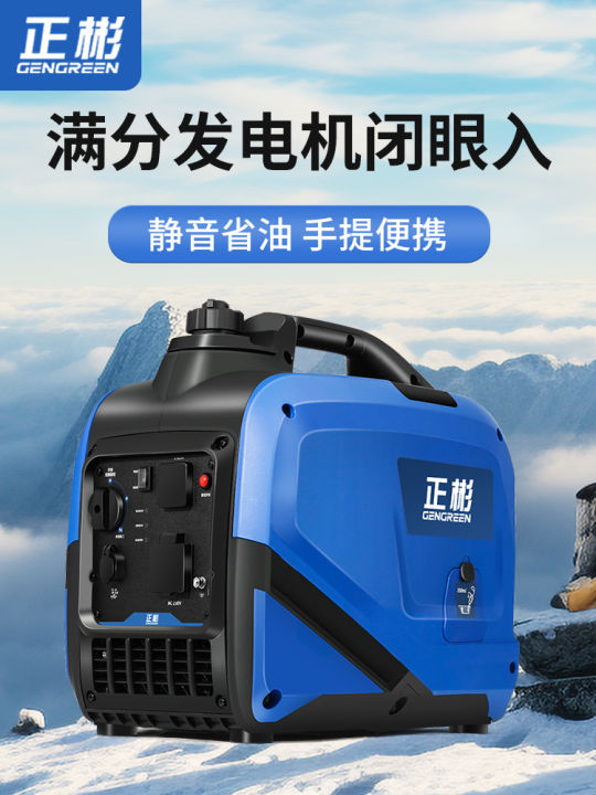 Portable Gasoline Generator 220V Quiet Inverter Small Handheld Outdoor ...