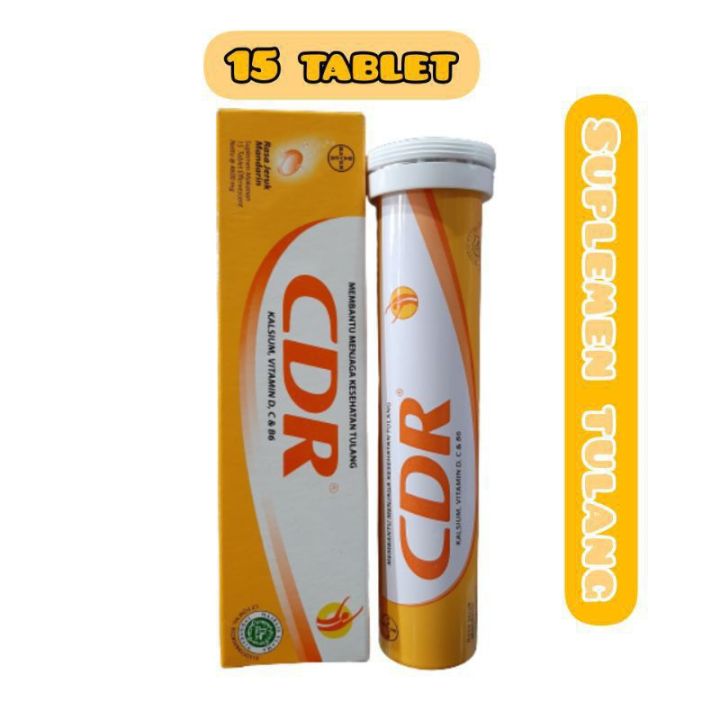 CDR 15 TABLET CALCIUM D REDOXON BAYER RASA JERUK KALSIUM VITAMIN C D B6 ...