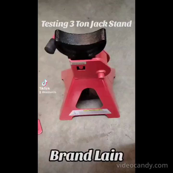 BIGRED Torin 3 Ton Heavy Duty Steel Jack Stands 3000KG Capacity Car ...