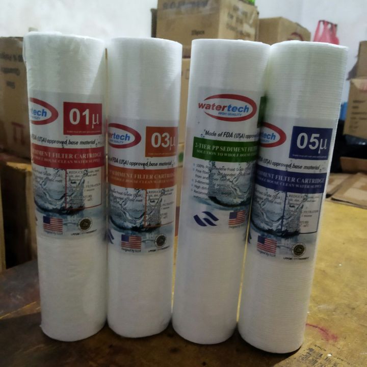 Cartridge filter air ukuran 10 inch sedimen Watertech | Lazada Indonesia