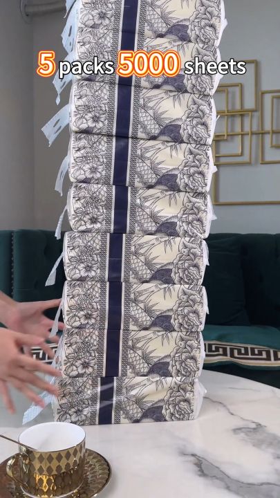 【1/2/5/10 Packs】RoyoPanda Tissues Paper Kitchen Tissue Hanging Pull ...