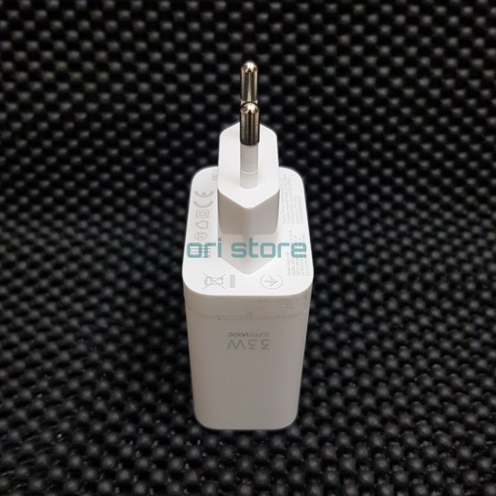 Adaptor Charger OPPO SUPERVOOC 33W A96 A76 Reno7 K10 33W SUPER VOOC 33 ...