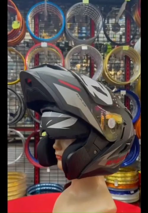 หมวกกันน็อค เปิดคาง Raiden Flip Up Defence 15 Sharper Grey (Glossy ...