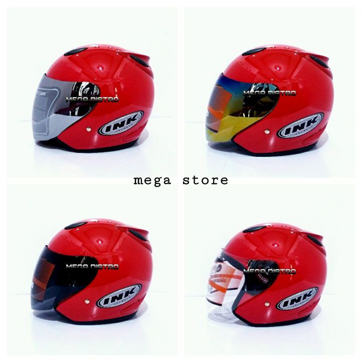 Helm model centro merah ferrary | Lazada Indonesia