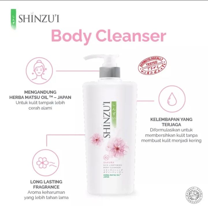 SHINZUI botol 480ml sabun mandi cair | Lazada Indonesia