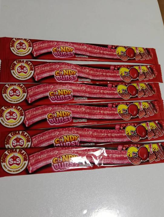 candy burst เยลลี่ฟรุตกัมมี่ เยลลี่เคลือบน้ำตาล หอมกลิ่นผลไม้ ราคาต่อ1 ...