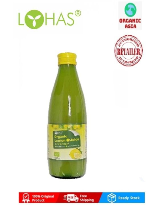 Lohas Organic Lemon Juice 250ml | Lazada