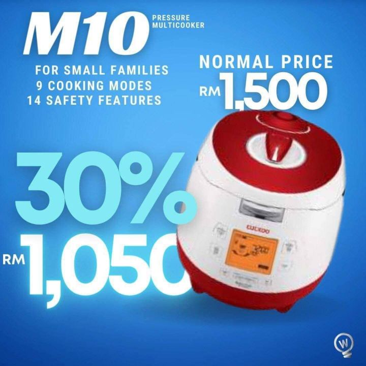 M10 Pressure Multi-cooker | Lazada