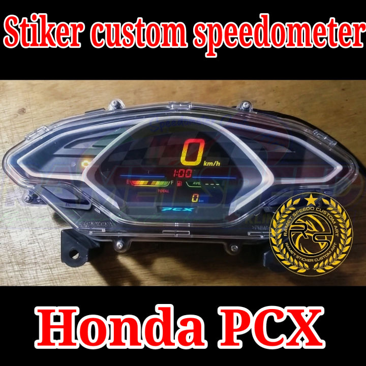 Stiker speedometer Honda PCX stiker warna speedometer honda pcx ...
