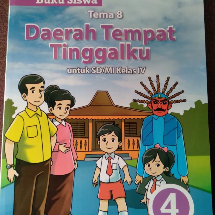 BUKU SD/MI KELAS 4 Tema 8 Daerah Tempat Tinggalku Eka Prima Mandiri | Lazada Indonesia