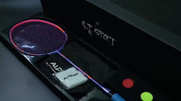 ALP GJ 52g Super Light Max 32Lbs 100% Full Carbon Fiber Badminton ...