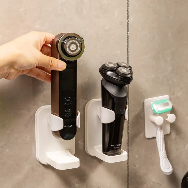 Electric Shaver Stand Razor Holder Drainage Base Wall Mounted Storage ...