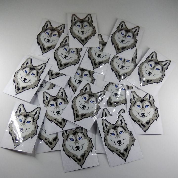 Sticker Cutting Tumpuk Kepala Serigala | Lazada Indonesia