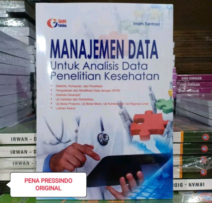 MANAJEMEN DATA UNTUK ANALISIS DATA PENELITIAN KESEHATAN - IMAM SANTOSO | Lazada Indonesia