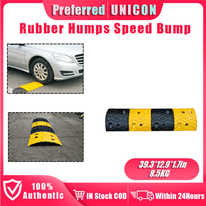 39.37*12.99*1.77inch Rubber Humps with 8 Screws for Roads and Highways ...