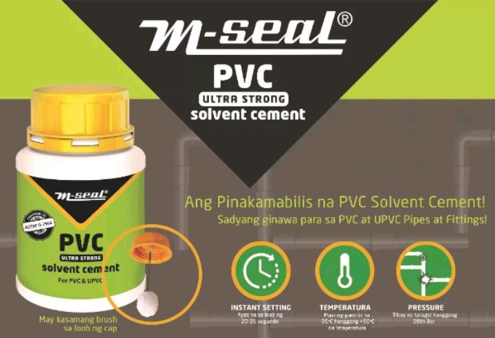 M-SEAL PVC ULTRA STRONG SOLVENT CEMENT (CONFORM TO ASTM 2564) PANDIKIT ...