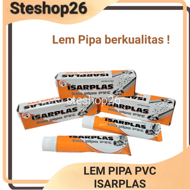 LEM ISARPLAS LEM PIPA PVC LEM TALANG 40GR ORIGINAL 100% | Lazada Indonesia