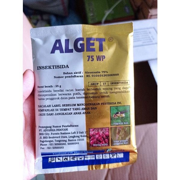 Alget (beli 2 gratis 1) bahan aktif siromazin 75wp | Lazada Indonesia