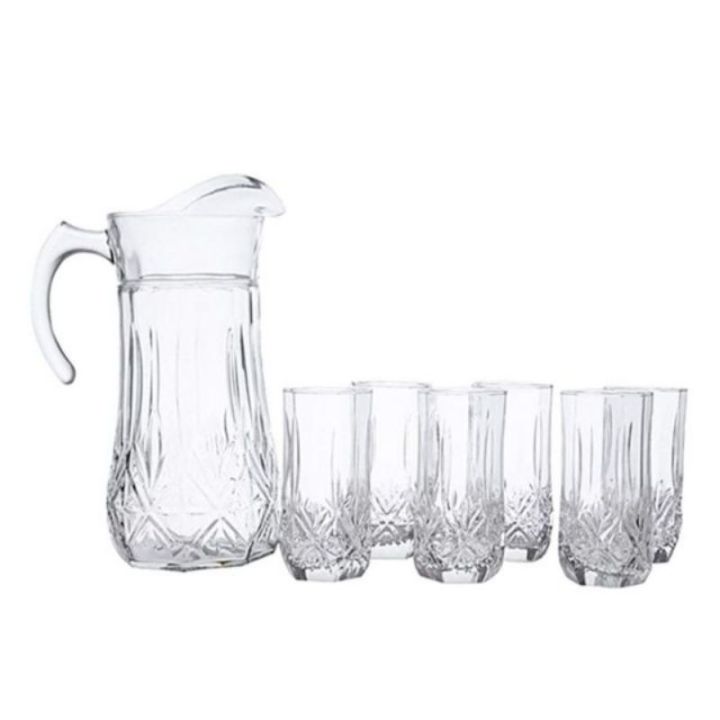 🌷LUMINARC WATER SET BRIGHTON 7PCS | Lazada
