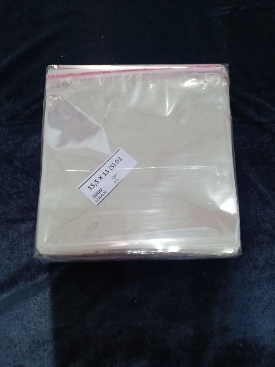 Plastik OPP / Plastik DVD/ Plastik Roti 15,5 x 13 isi 100 pcs | Lazada Indonesia
