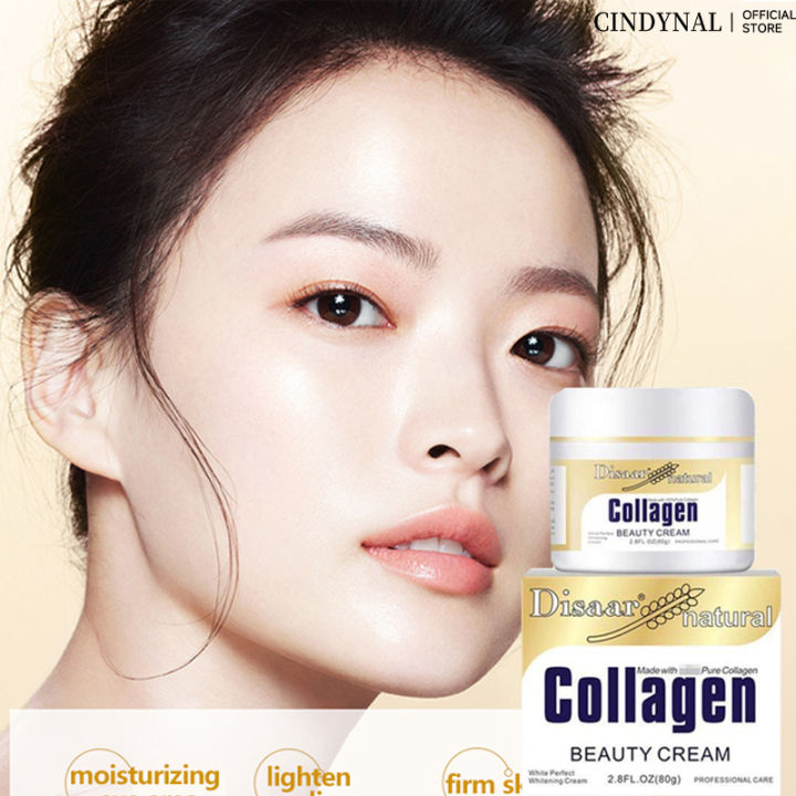 [CINDYNAL] DISAAR Collagen Face Cream Whitening Face Cream 80g Face ...