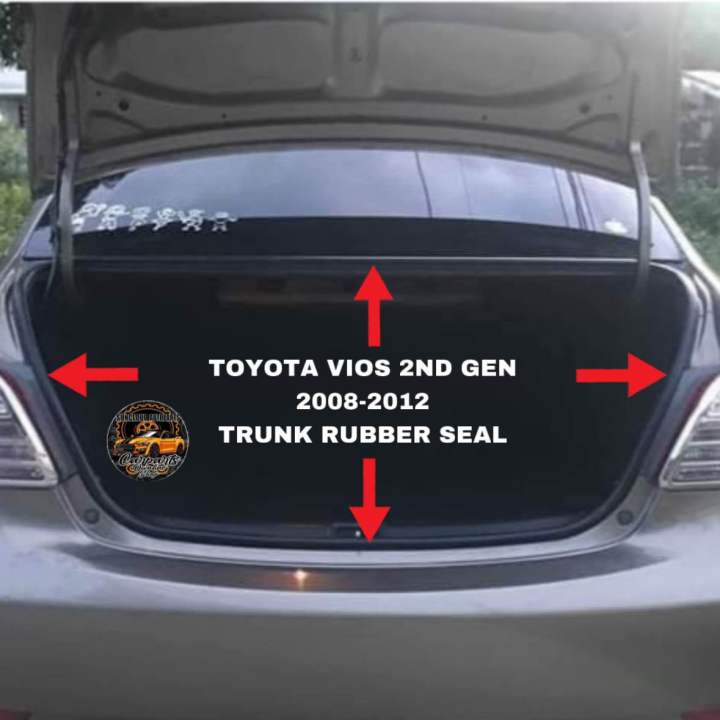 TOYOTA VIOS 2ND GEN 2008-2012 TRUNK RUBBER SEAL | Lazada PH