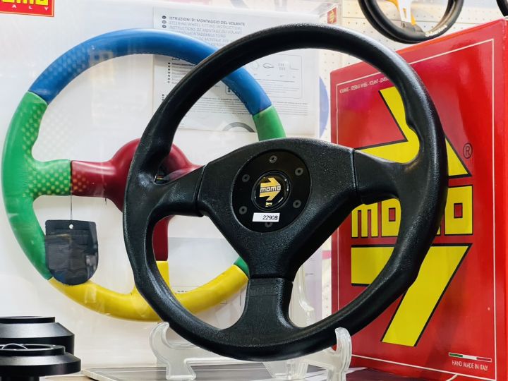 พวงมาลัย พวงซิ่ง รถยนต์ Momo evo 3 steering wheel พวงแต่ง pvc แข็งแรง ...