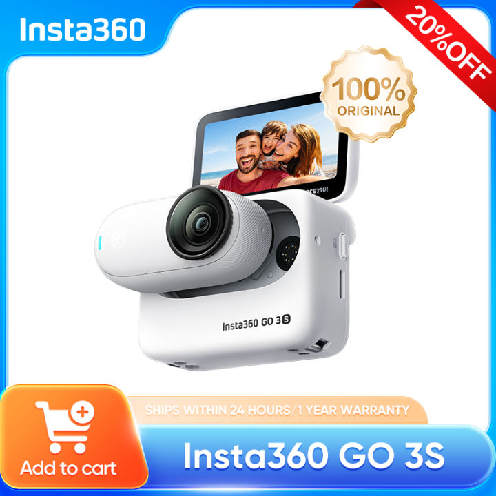 Insta360 GO 3S 4K Tiny Camera, Portable and Versatile, Hands-Free, POV ...