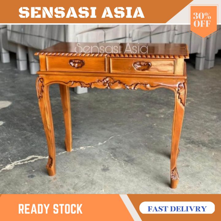 Meja Console Kayu Jati Console Table living Room | Lazada