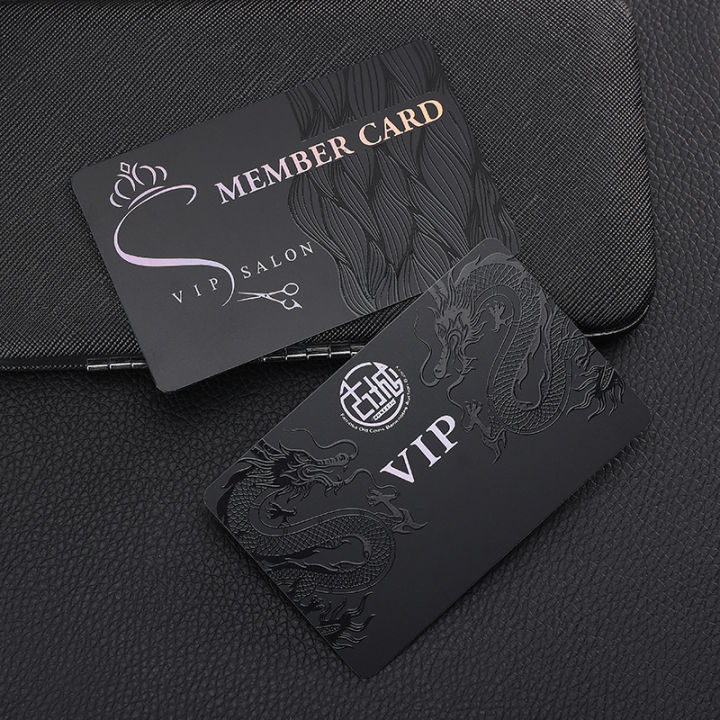Luxury Hotel VIP Card Holder Box Frosted Engraving Magnetic Strip ...