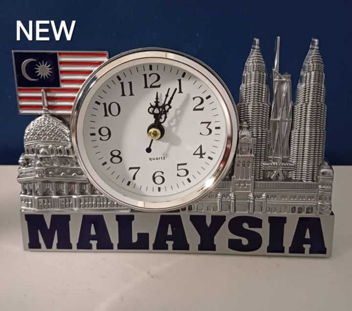 KLCC TWIN TOWER. MERDEKA 118, DATARAN MENDEKA,JAM SOUVENIR 6.5 inci x 4 ...